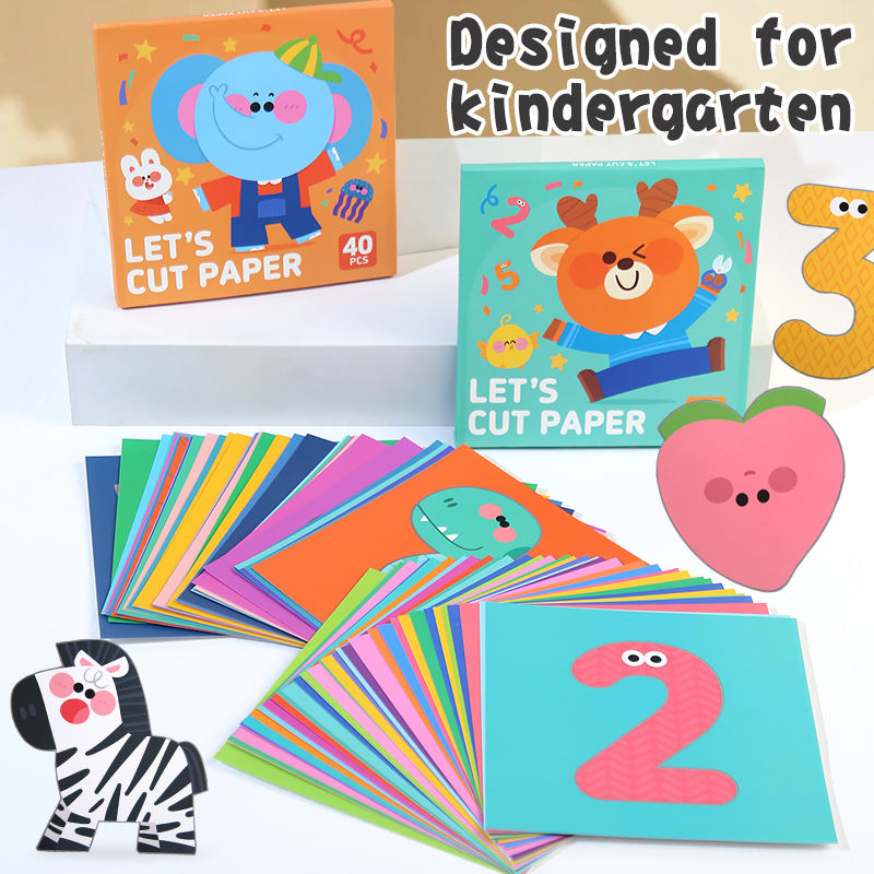 Alphabet and Number Paper Cutting for Kids – Srizonshil